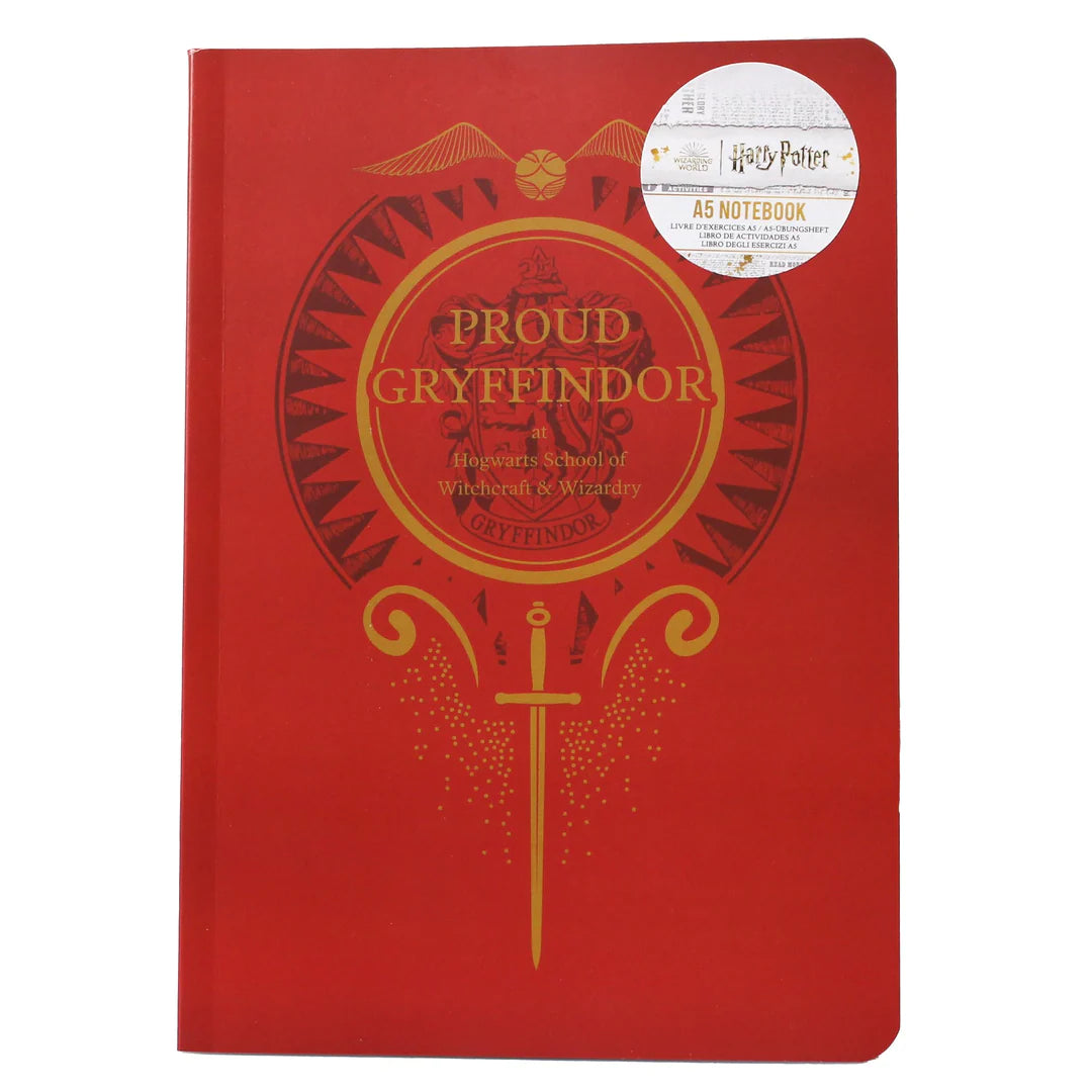 Harry Potter Proud Gryffindor A5 Notebook – The Enchanted Galaxy